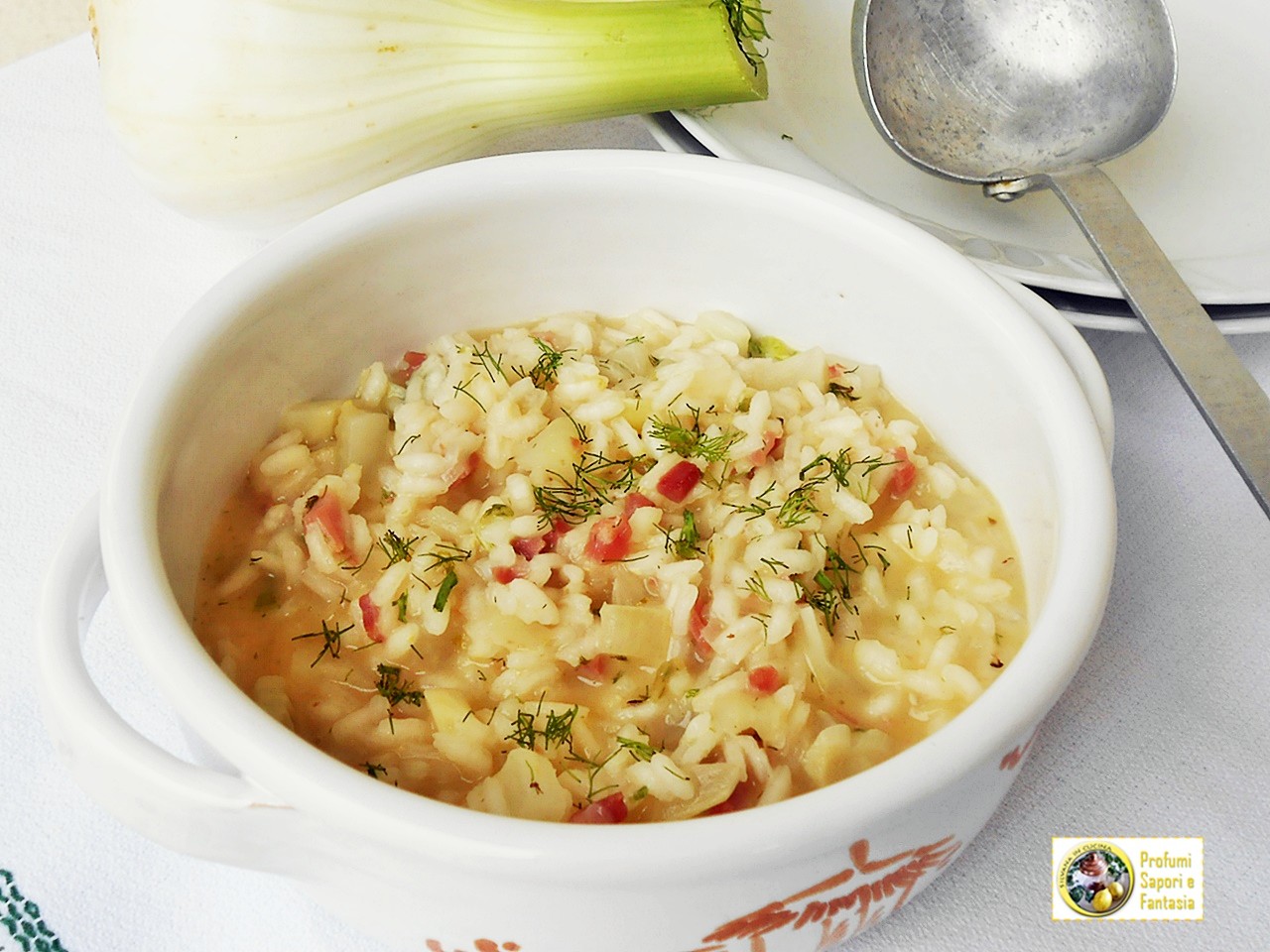 Risotto ai finocchi e prosciutto cotto – Profumi Sapori & Fantasia