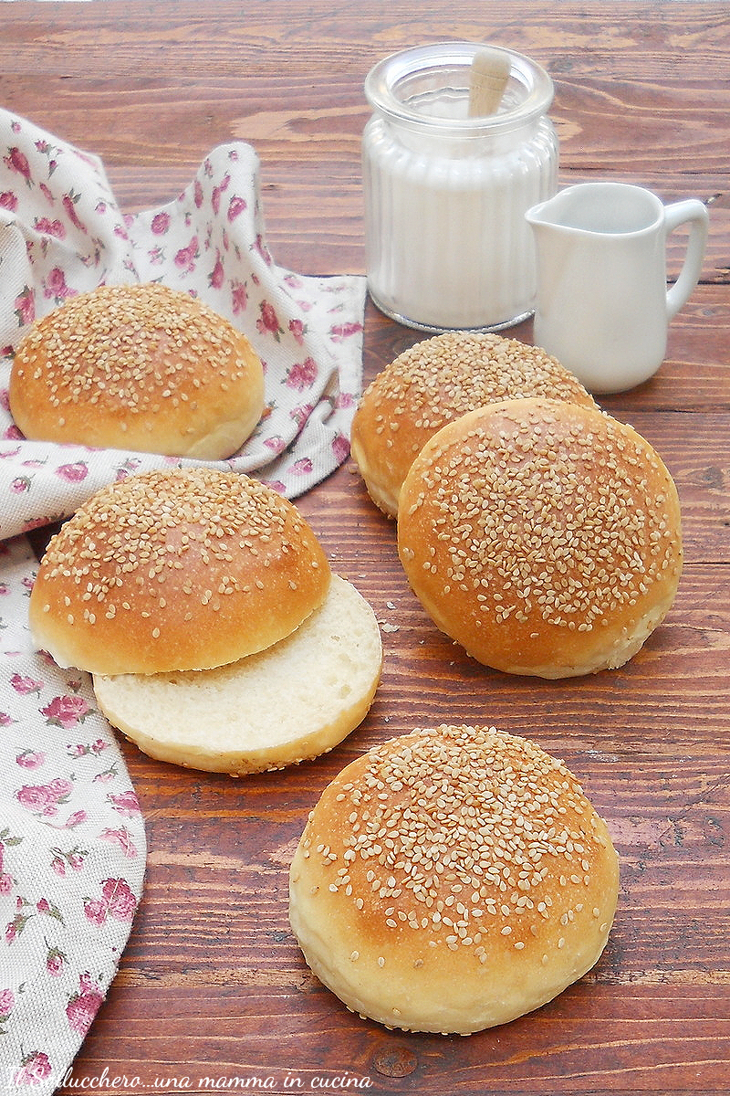 PANINI PER HAMBURGER (burger buns) ricetta infallibile!
