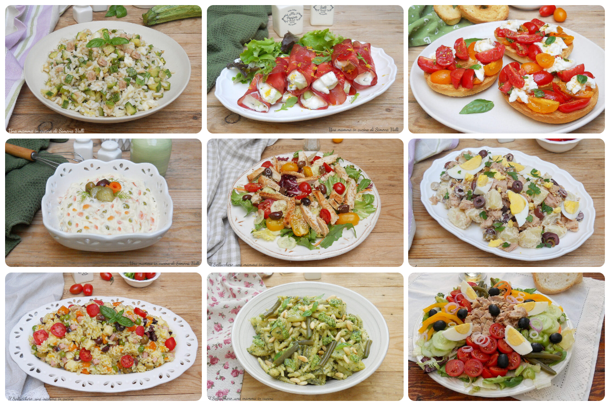 15 PIATTI FREDDI ESTIVI PER UNA CENA VELOCE, ricette fresche e sfiziose