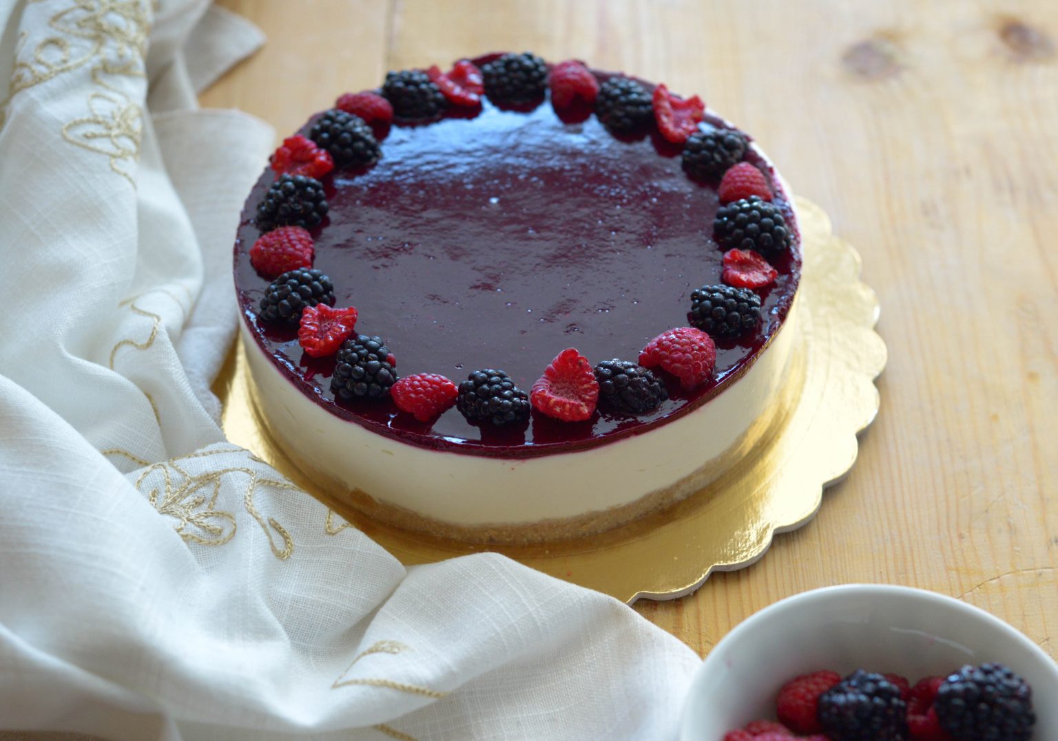 Cheesecake fredda ai Frutti di Bosco - Blog Spaghetti al Sugo di ...