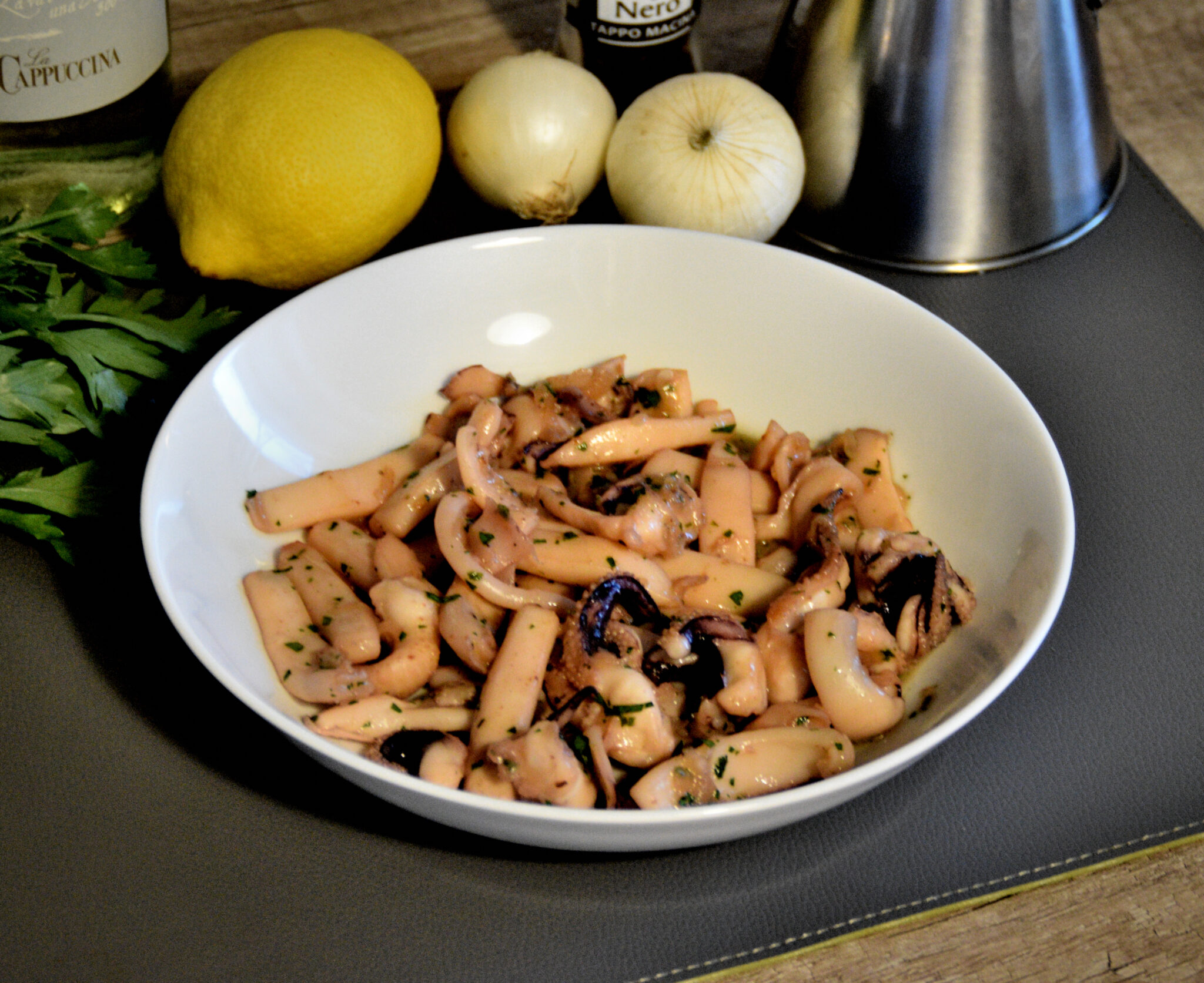 Seppie in padella: semplici da fare. Pronte in 20 minuti