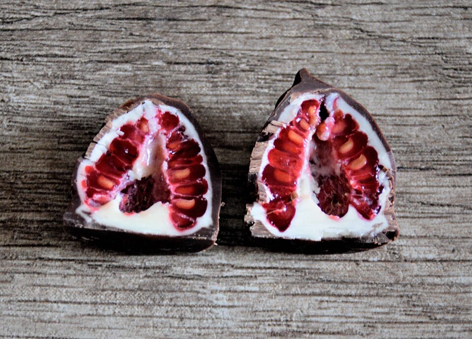 Franuí: ricetta dei lamponi ricoperti di cioccolato