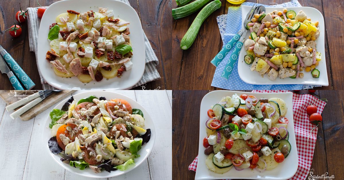 4 INSALATE DI PATATE PER LA CENA (Estive, Fresche e Gustose)