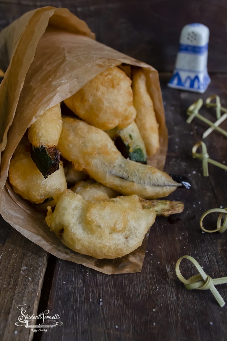 VERDURE IN PASTELLA 'o Cuoppo (Frittura di Verdure Pastellate)