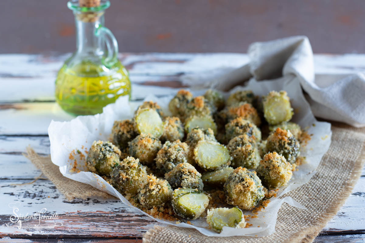 CAVOLETTI DI BRUXELLES GRATINATI Facili e Veloci (Ricetta Contorno)