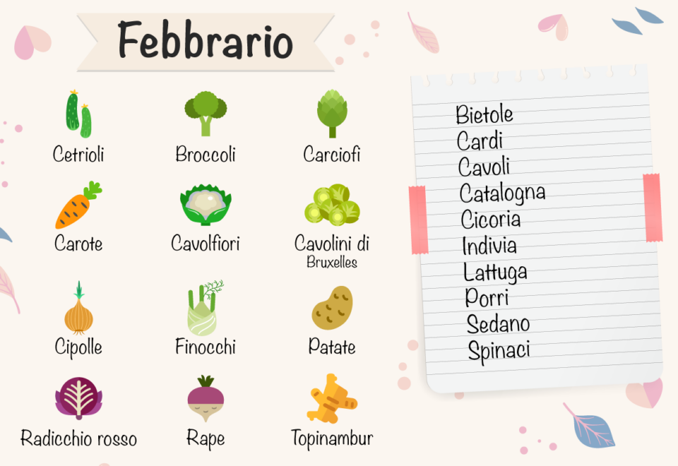 Verdure di stagione, la lista mese per mese - SvezziamoCi - Svezzamento