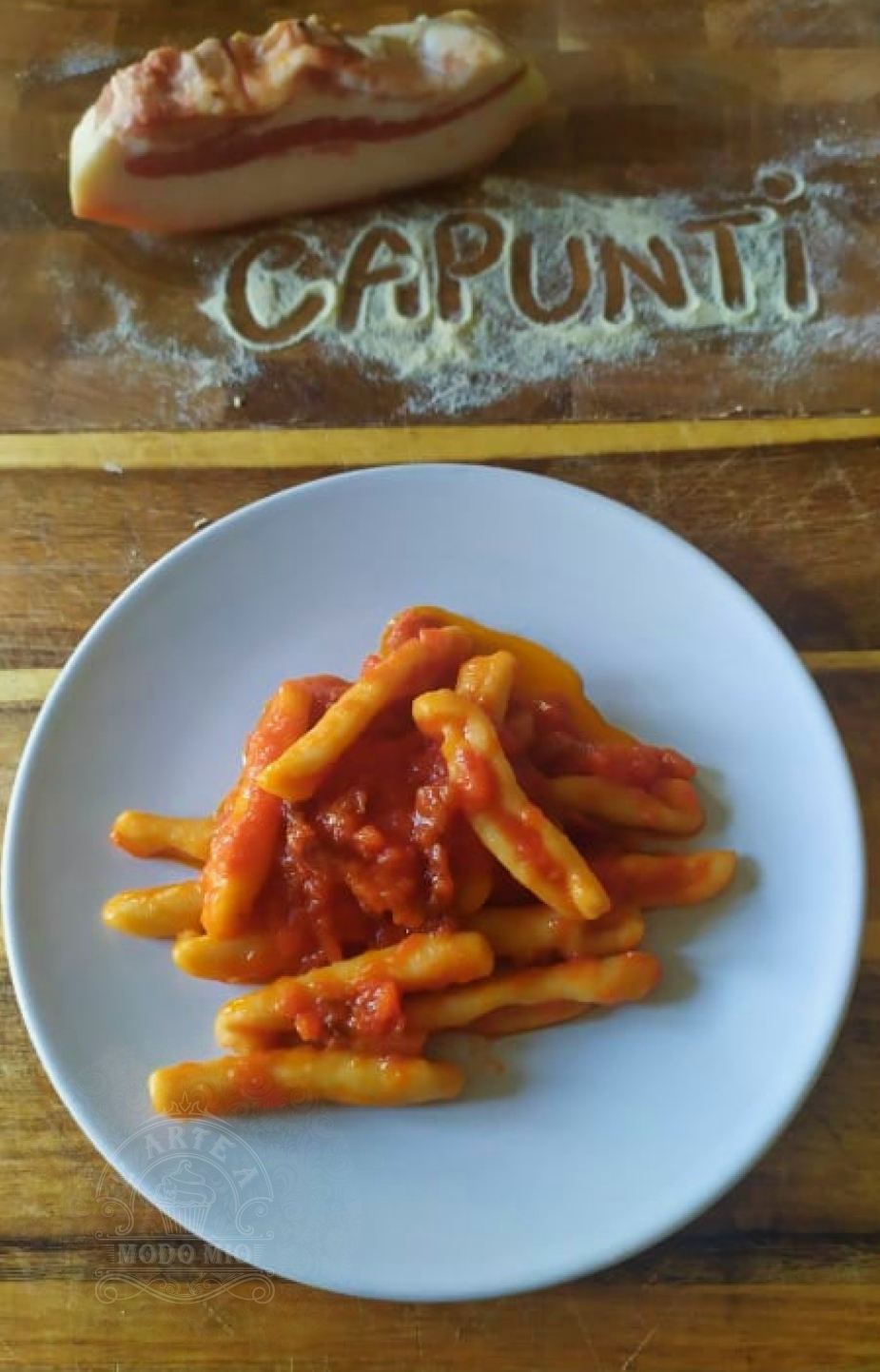 CAPUNTI PASTA FRESCA PUGLIESE ⋆ l'arte a modo mio