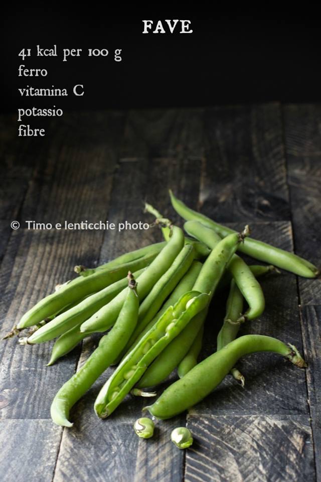 Zuppa di fave sgusciate secche - Timo e lenticchie
