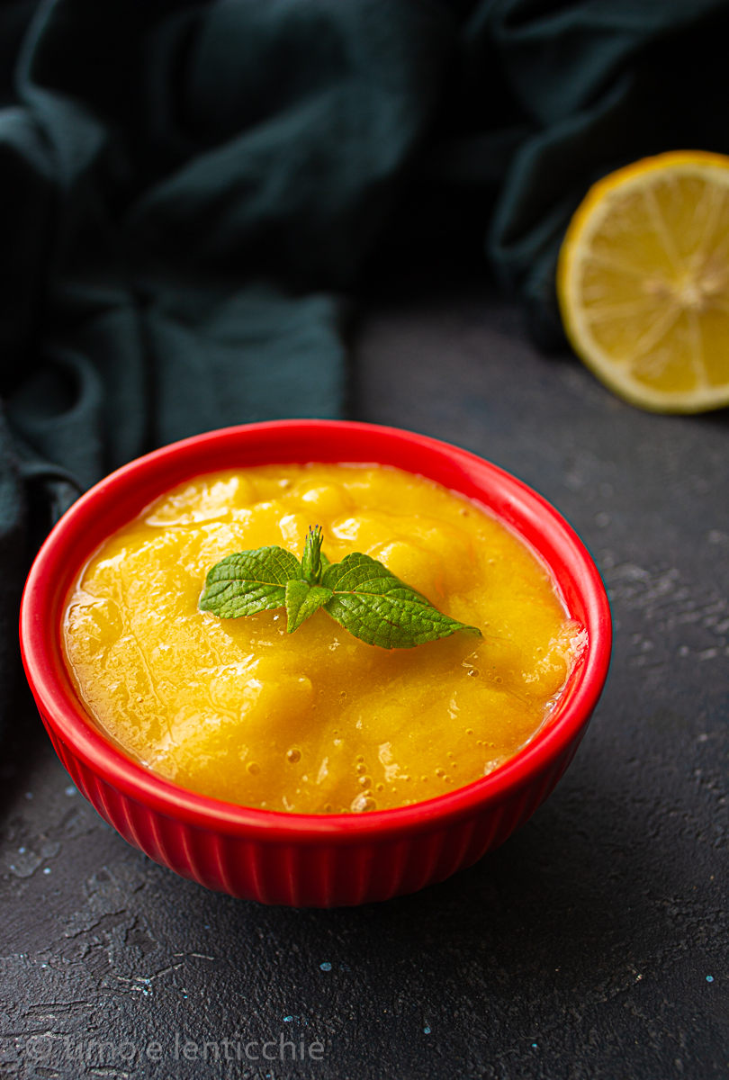 Crema di mango subito pronta - Timo e lenticchie