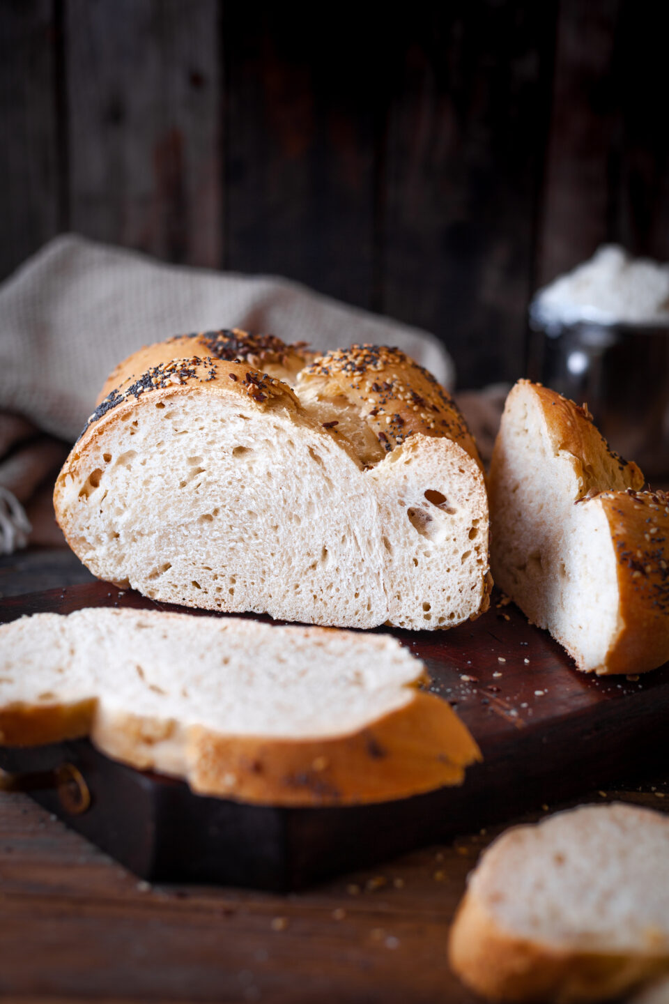 TRECCIA DI PANE, ricetta semplice con impasto diretto