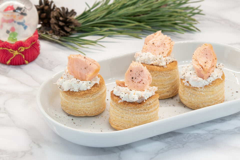 Vol au vent con salmone fresco - Una mamma che cucina