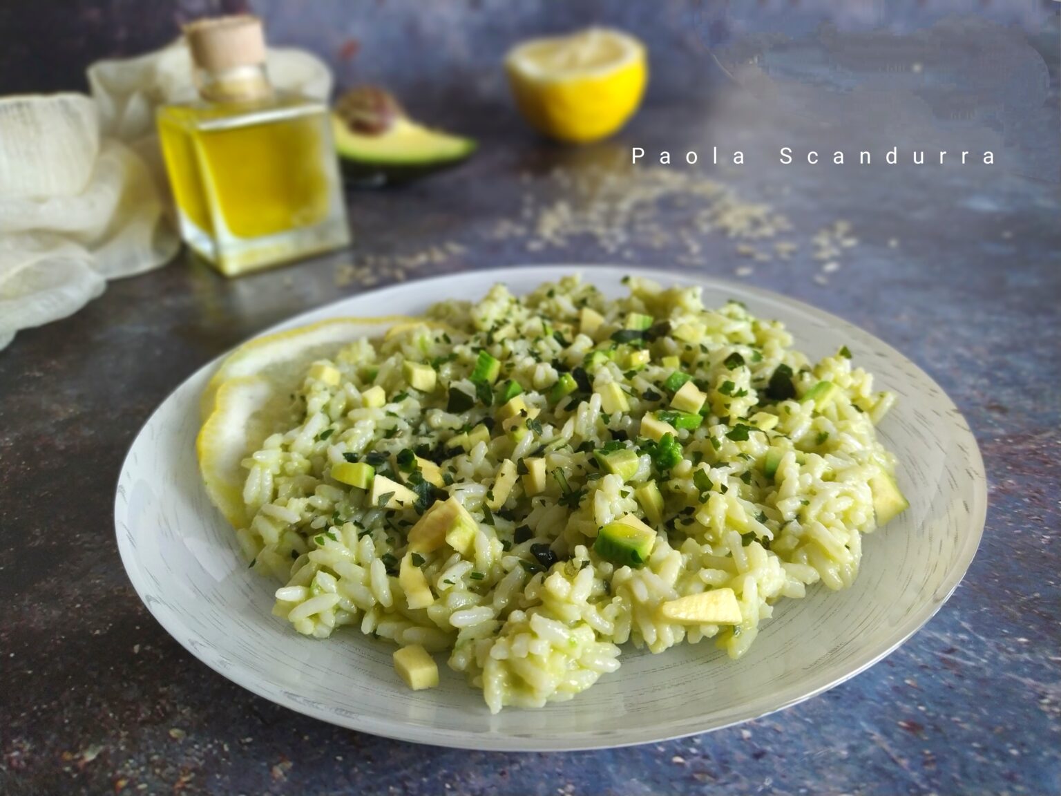 Risotto con avocado - Blog di unavitaincucina Risotto con avocado