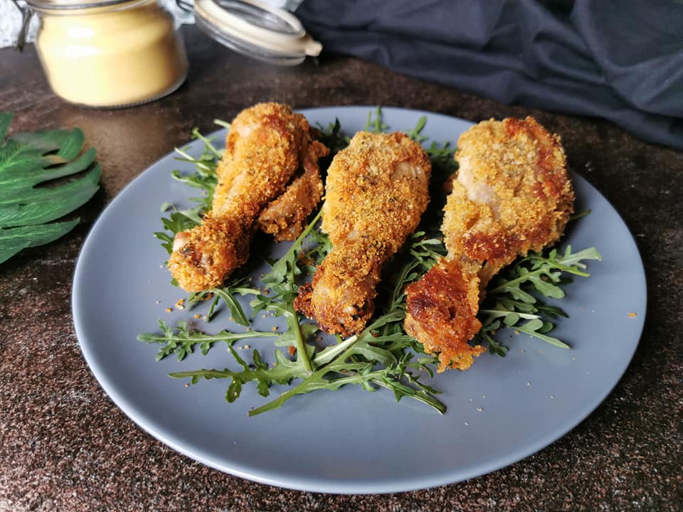 Pollo panato al forno - Un'esplosione di bontà