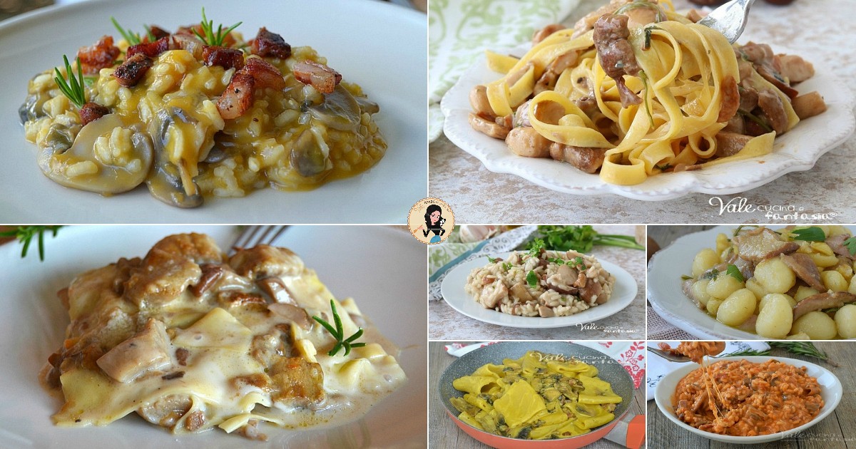 PRIMI PIATTI AUTUNNALI 10 ricette facili di risotti, lasagne,pasta,gnocchi