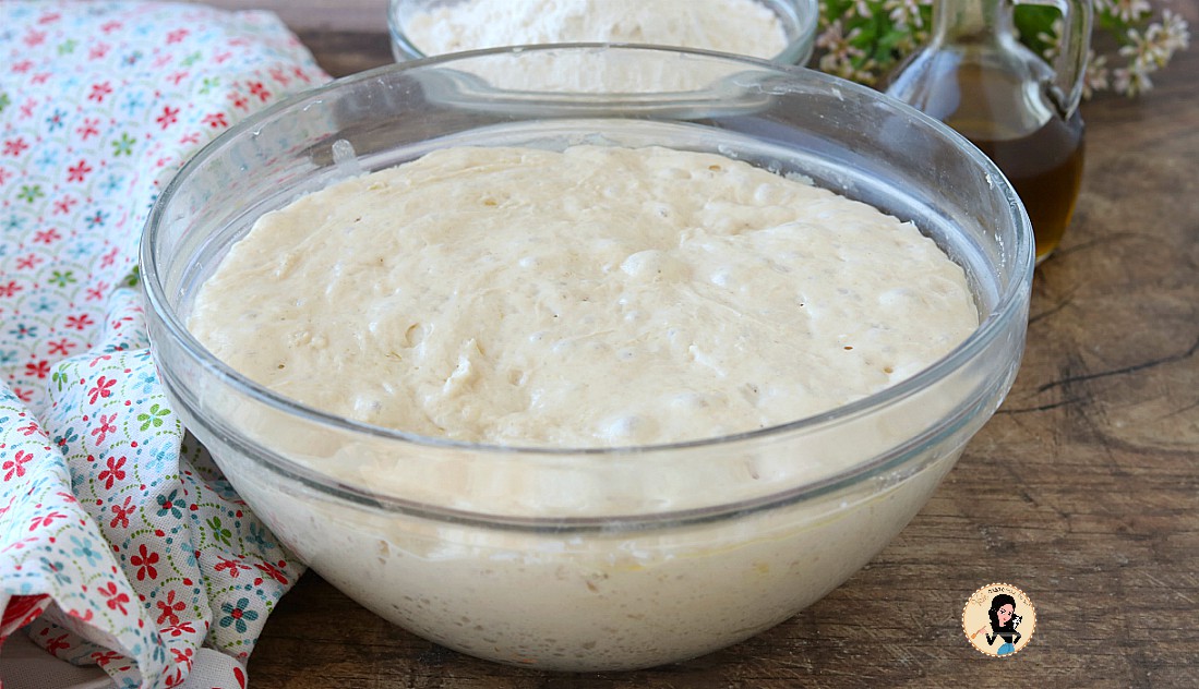 IMPASTO PIZZA CON LIEVITO MADRE a lunga lievitazione