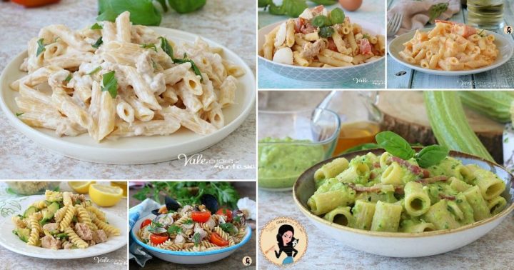 6 RICETTE DI PASTA ESTIVA calde e fredde pronte in poco tempo