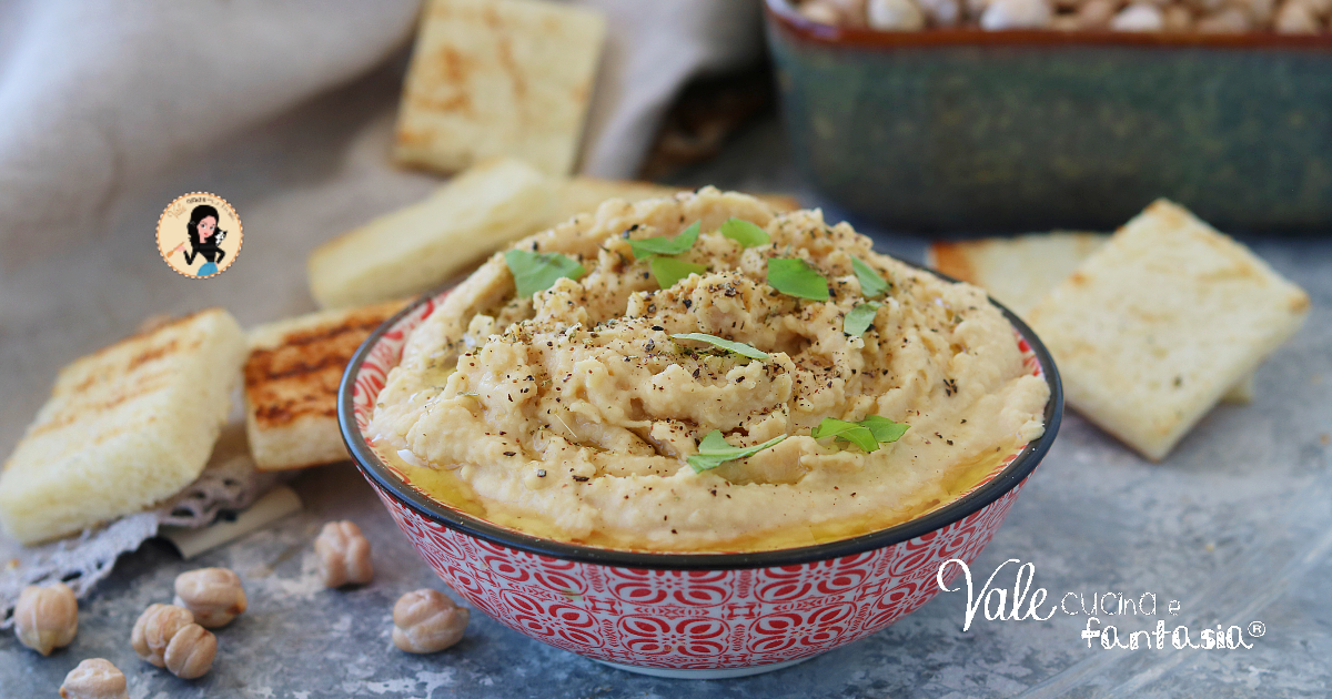 HUMMUS DI CECI ricetta originale per farlo in casa