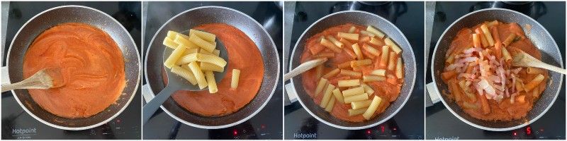 Pasta alla contadina ricetta primo piatto cremosissimo e saporito