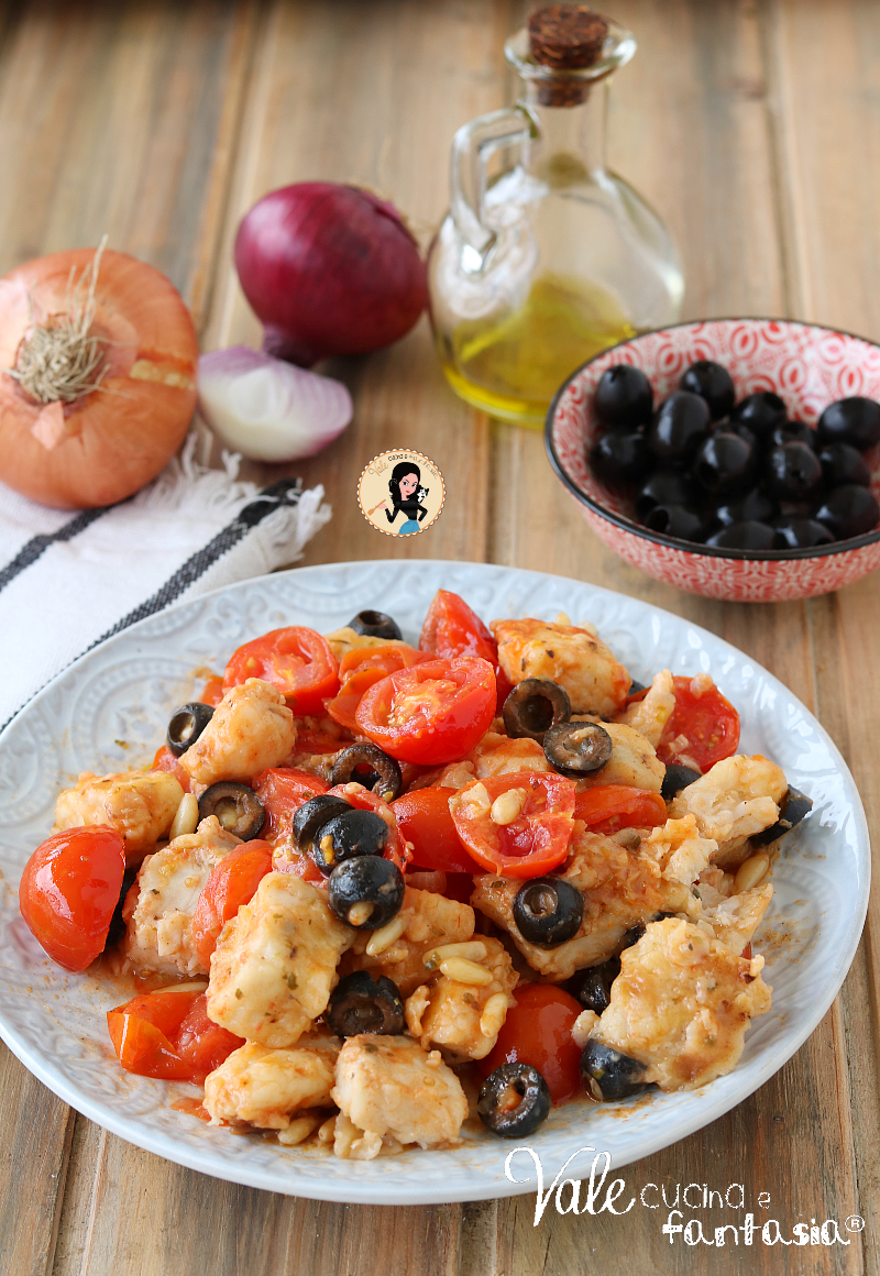 Merluzzo alla mediterranea ricetta secondo piatto di pesce