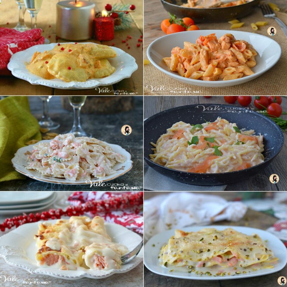 Ricette di primi piatti al salmone per la Vigilia, Natale e Capodanno!