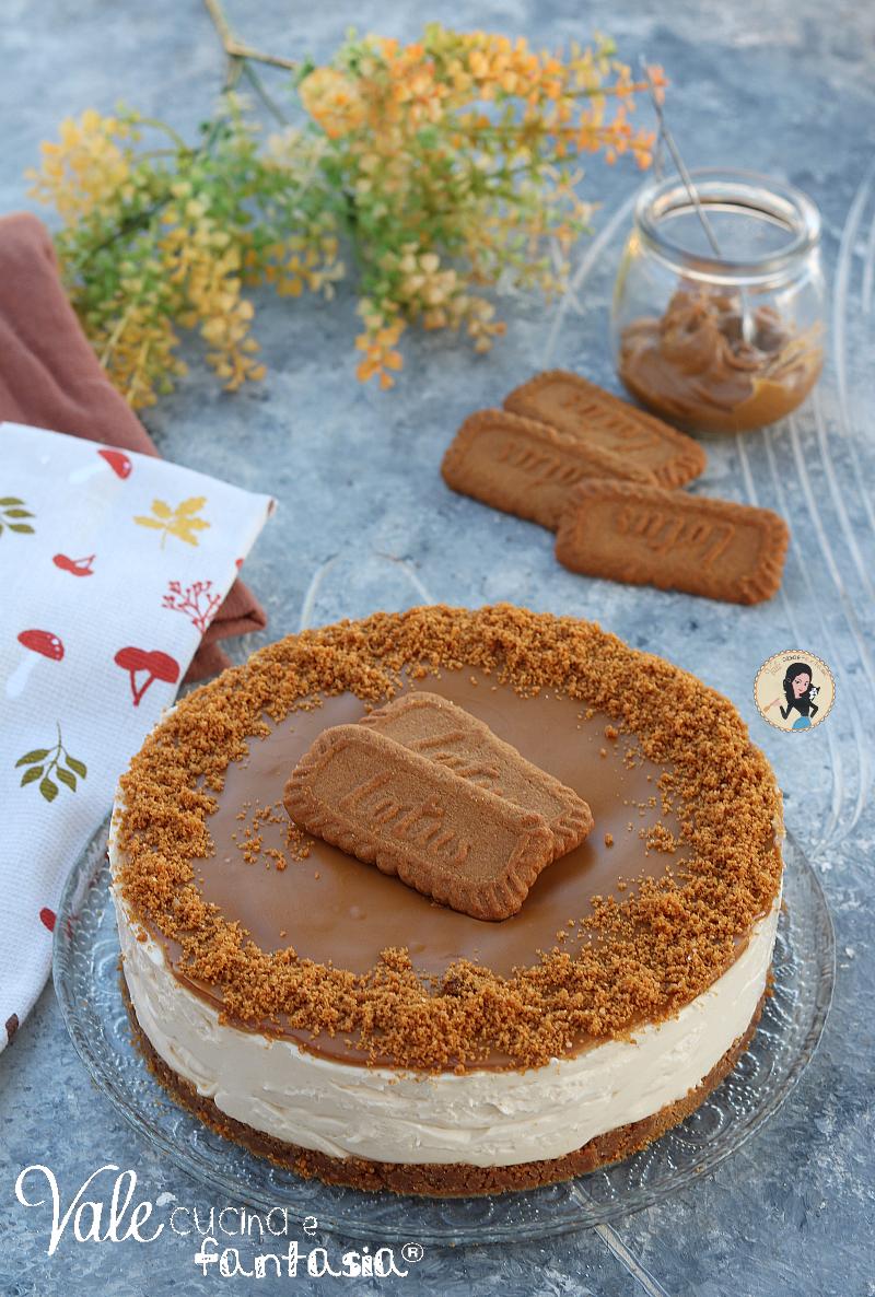Cheesecake Lotus ricetta torta fredda facile, veloce e senza cottura