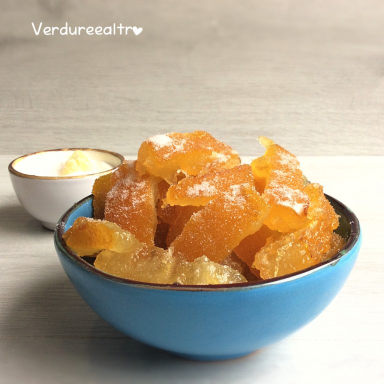 Ricetta per fare il Cedro Candito - Le Ricette di Nady Verdureealtro