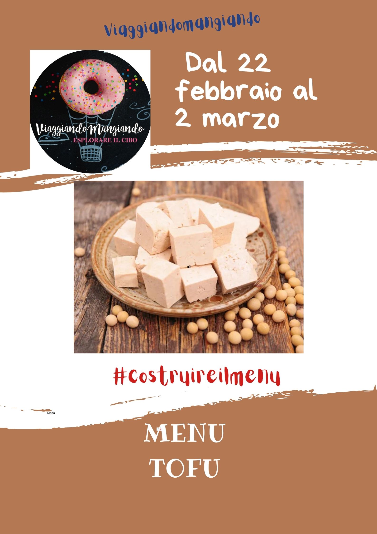 Menu Tofu per "Costruire il menù" | Blog di ViaggiandoMangiando