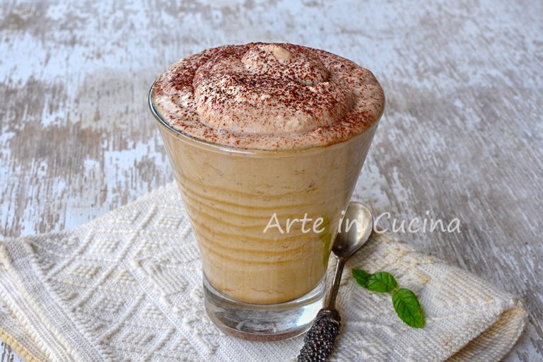 CREMA CAFFè FREDDA SENZA PANNA dolce al cucchiaio 5 minuti