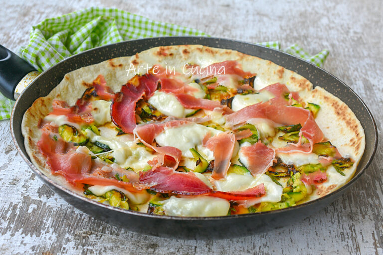 PIADIZZA ROMAGNOLA con ZUCCHINE e SPECK
