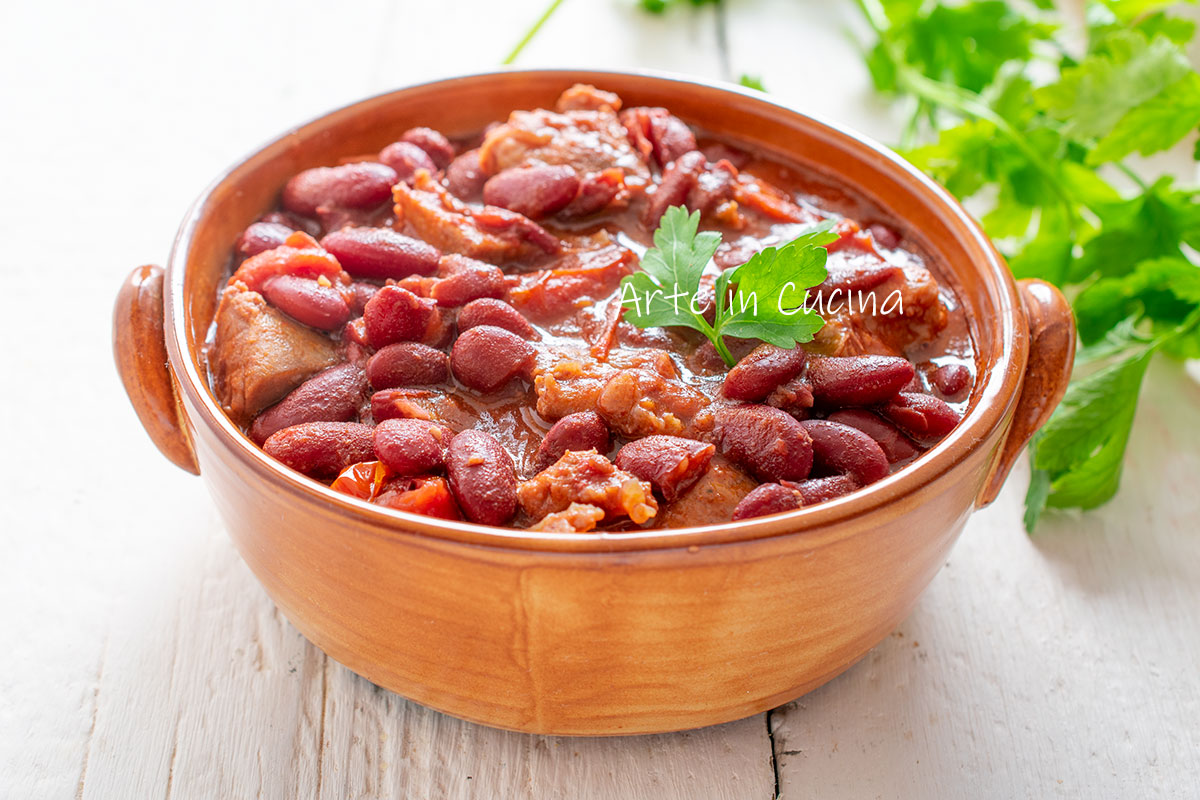 FAGIOLI ROSSI CON TONNO secondo o antipasto sfizioso
