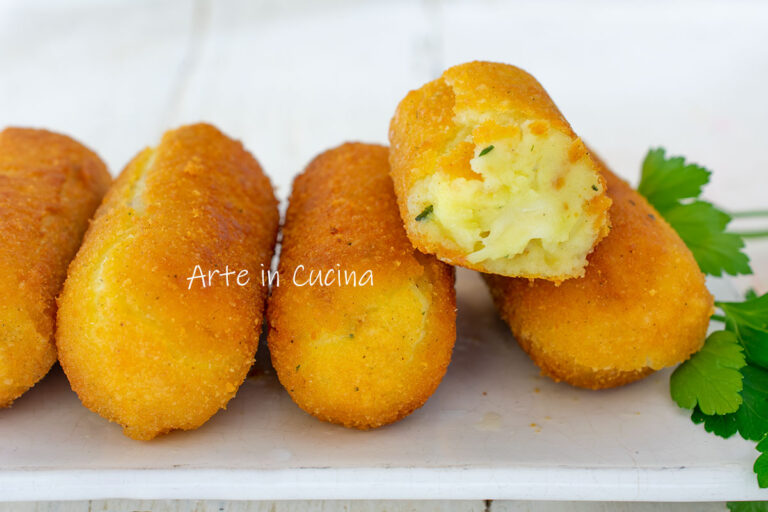 PANZAROTTI NAPOLETANI di PATATE o crocchè ricetta originale