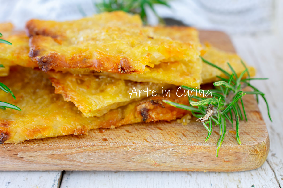 SCHIACCIATA DI ZUCCA E PATATE al FORNO con 3 ingredienti