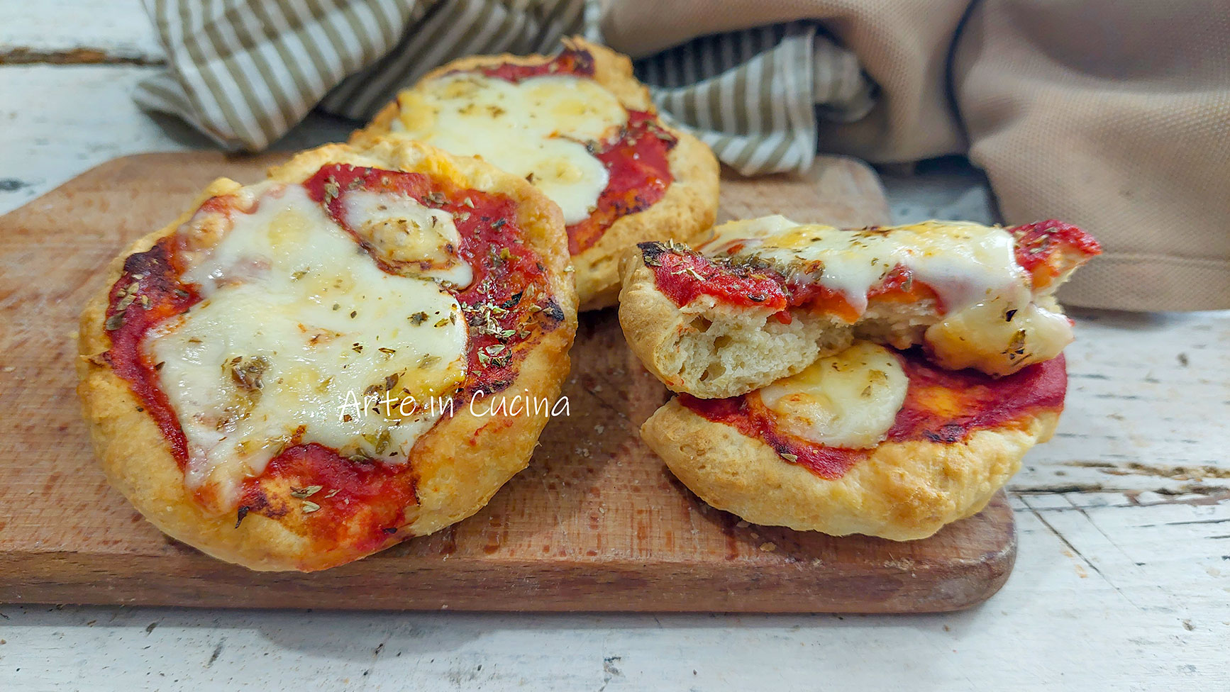 PIZZETTE in FRIGGITRICE ad aria SENZA Lievitazione in 10 minuti